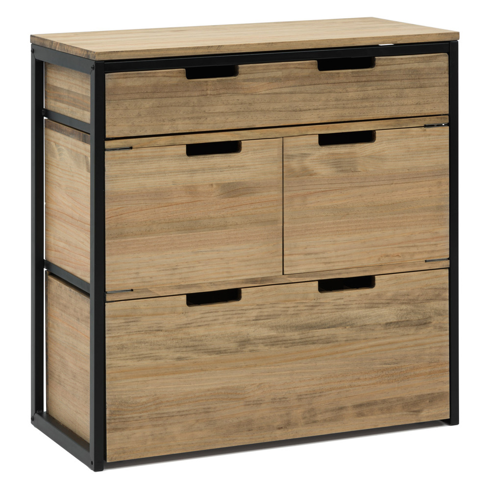 Mueble Multiusos iCub ECO cajón superior, cajón medio con puertas y ...